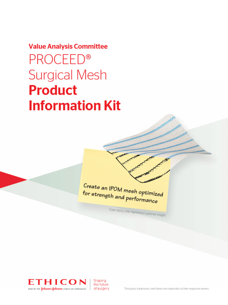 PROCEED® Surgical Mesh | PDF | Clinical Medicine | Surgery
