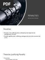 Classification of Penalties Principal Penalties: Capital Punishment ...