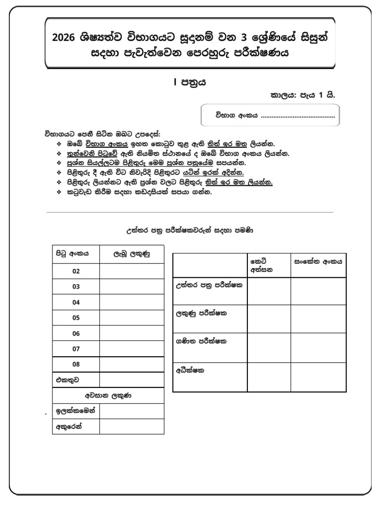 Anawarana Part 1 Paper | PDF