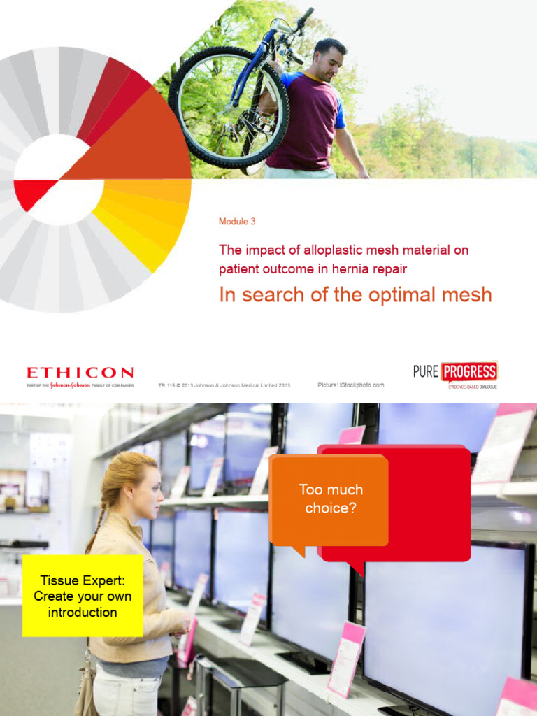 Pure Progress Hernia Presentation | PDF | Porosity | Implant (Medicine)