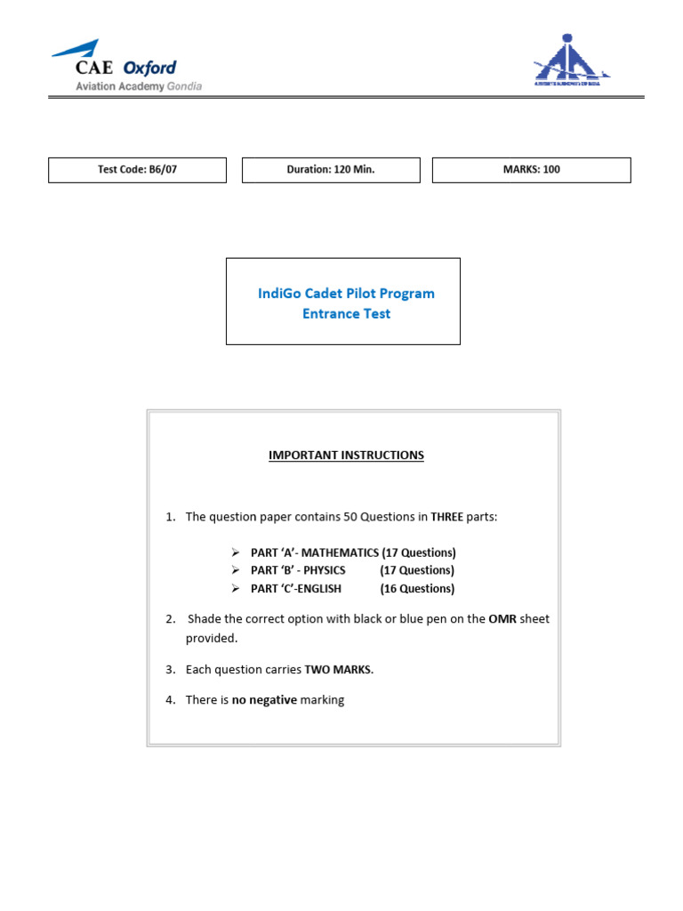 Microsoft Word - Entance Test Batch 6 | PDF | Force | Momentum