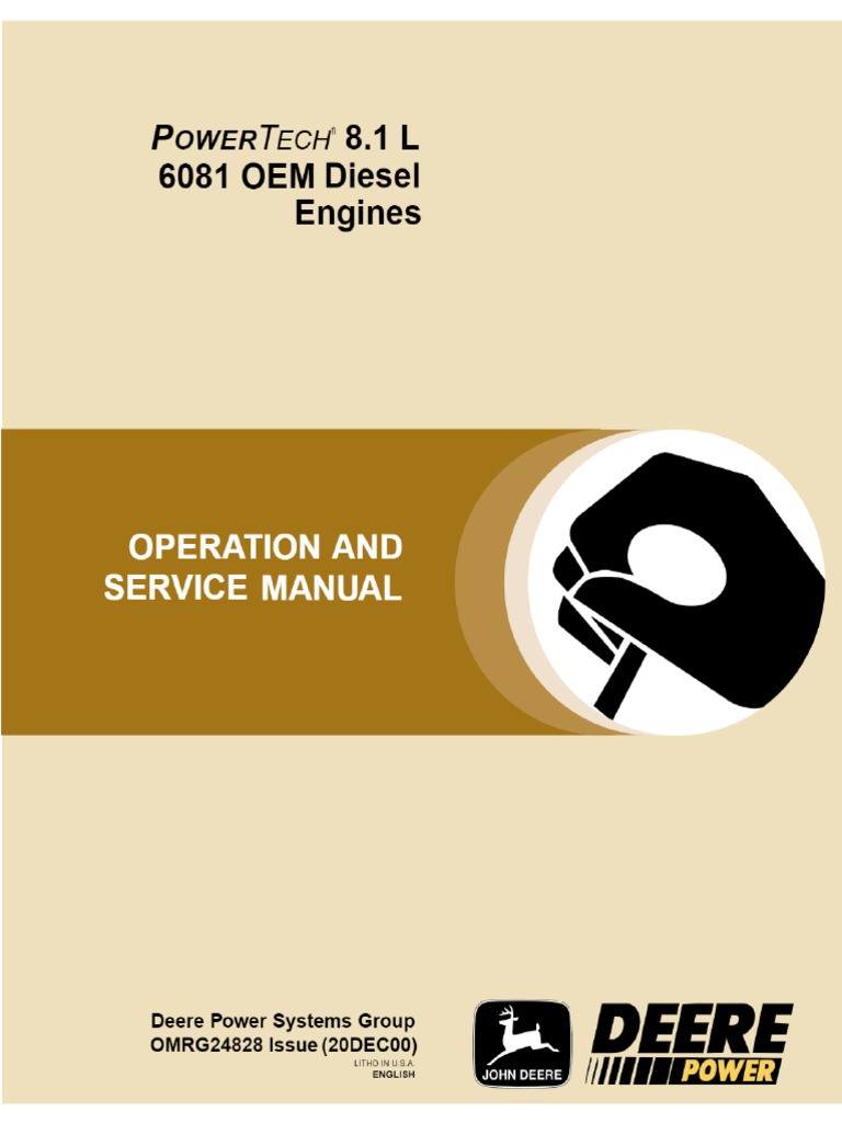 6081h Operation and Service Manual 6081 Oem Diesel - Manualzz | PDF
