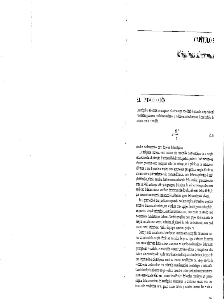 Cap 5 Maq Síncronas | PDF