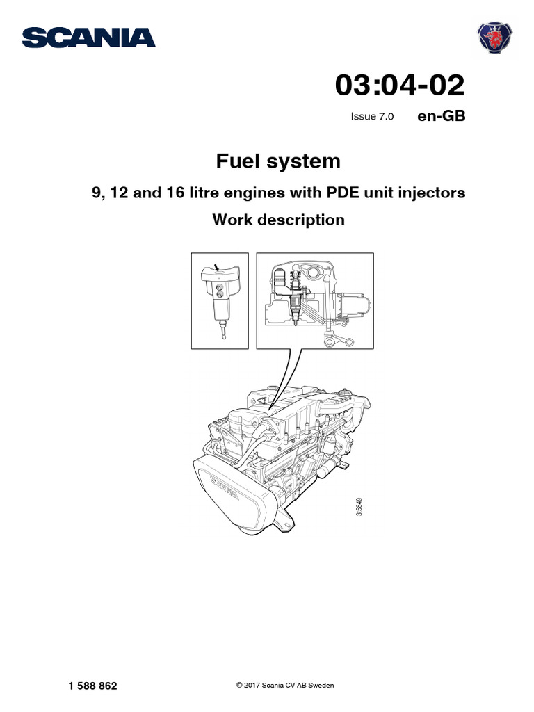 Scania PDE Unit Injector Service Guide | PDF | Fuel Injection | Pump