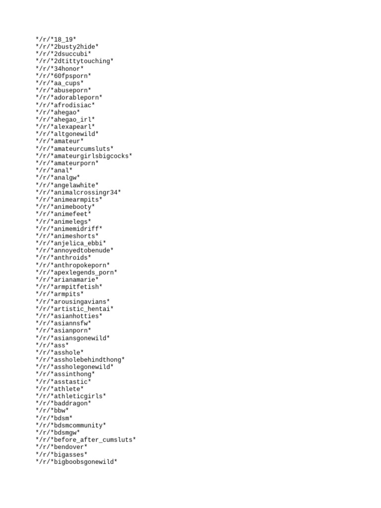 NSFW Subs | PDF | Bdsm | Human Sexuality