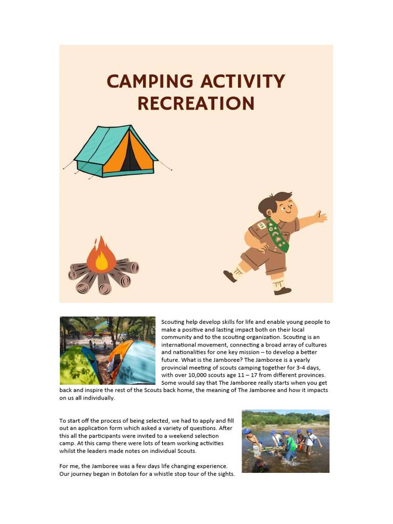 Camping | PDF | Scouting