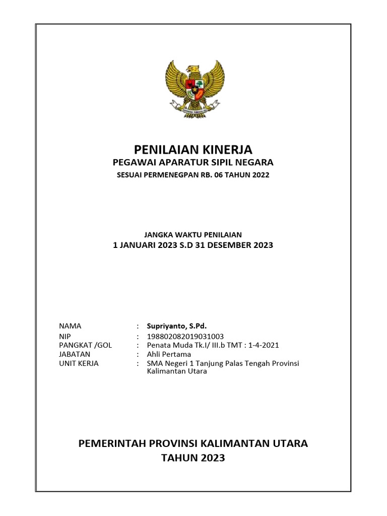 Contoh SKP NEW | PDF