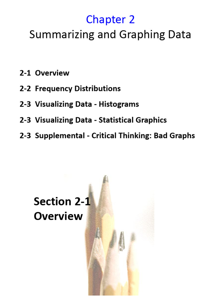BIOL 2163 Lecture 2 - Summarizing and Graphing Data | PDF | Histogram | Statistics