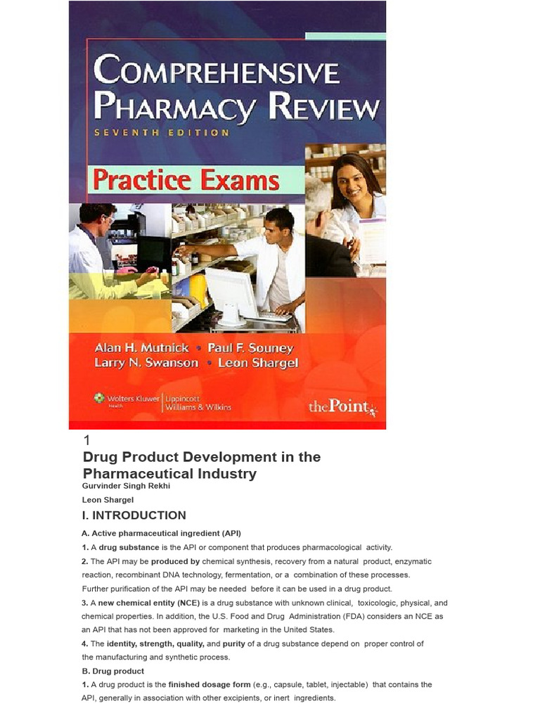 Comprehensive Pharmacy Review 7 | PDF | Phases Of Clinical Research ...