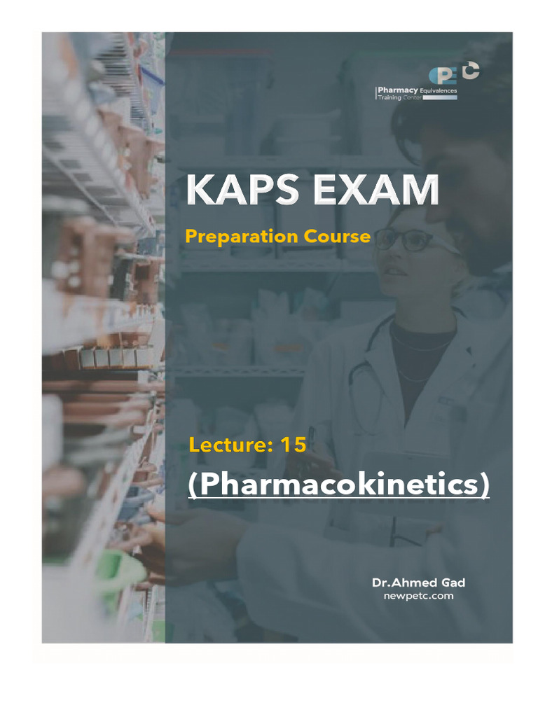 Pharmaco Kinetics | Download Free PDF | Biology | Chemistry