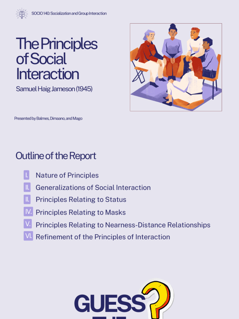 Socio 140 Report - Principles of Social Interaction | PDF | Sociology ...