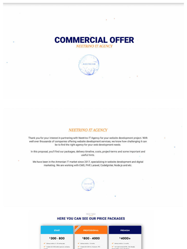 Offer - English | PDF