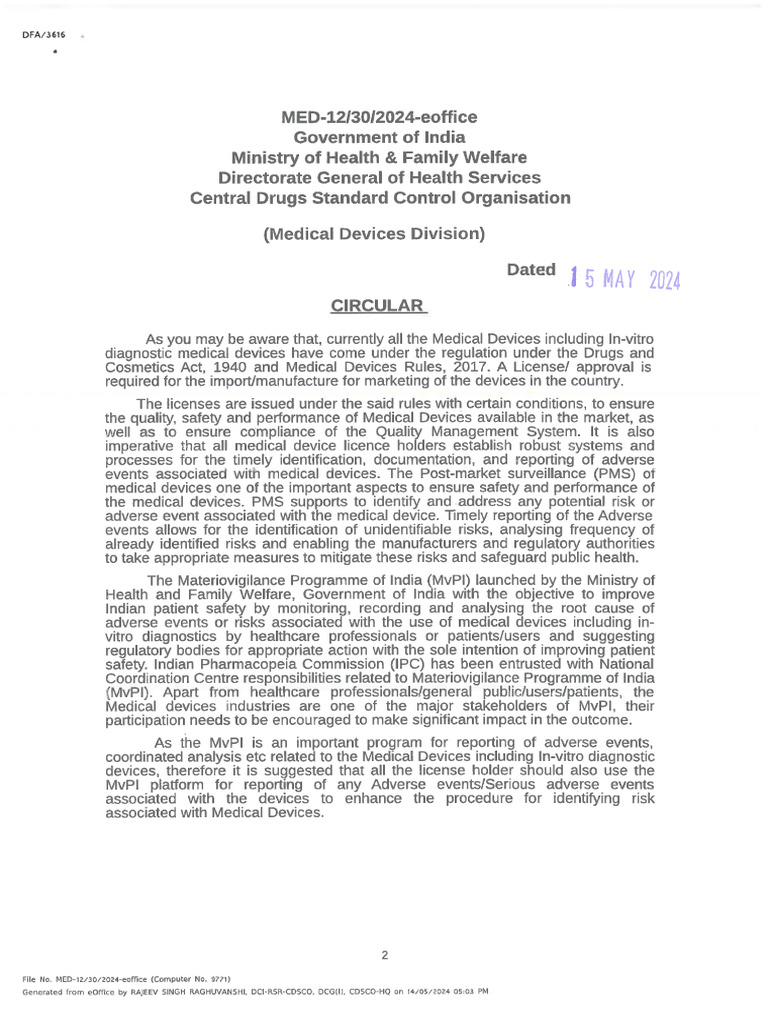 Medical Devices Act | PDF