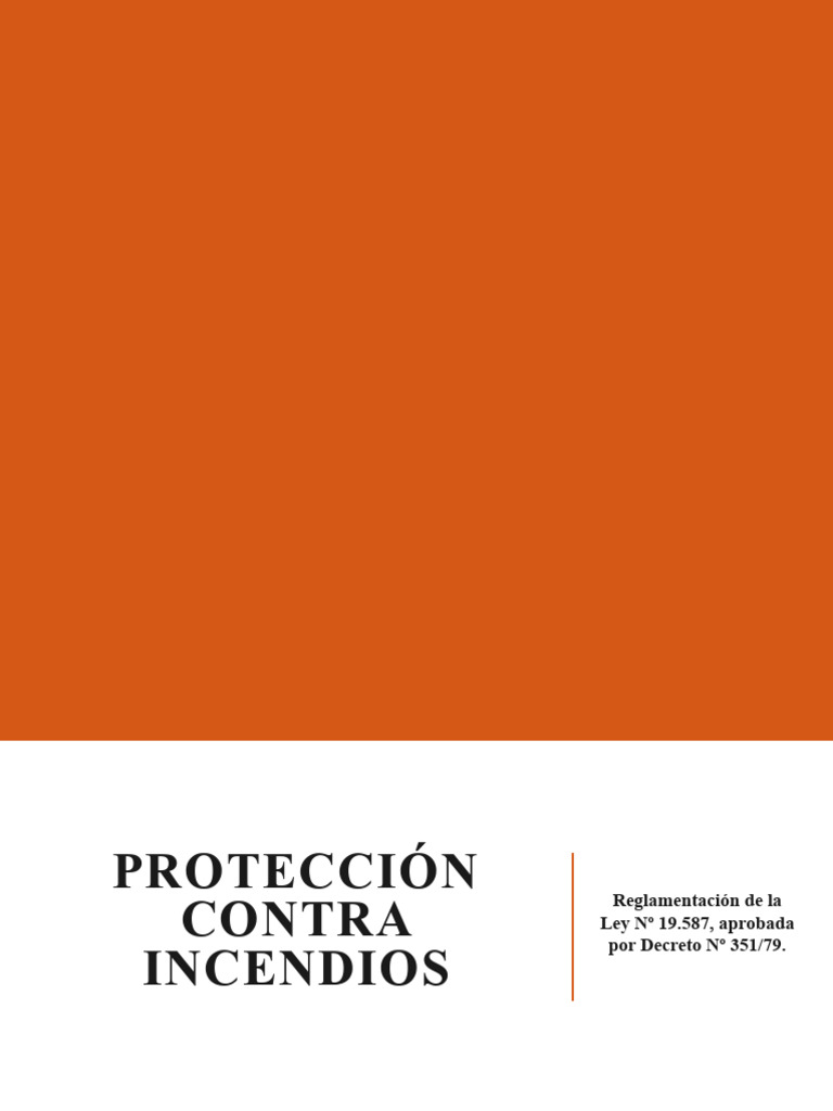 Protección Contra Incendios | PDF | Protección contra incendios