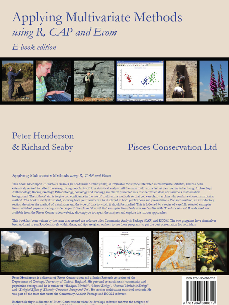 Applying Multivariate Methods | Download Free PDF | Regression Analysis | Principal Component ...