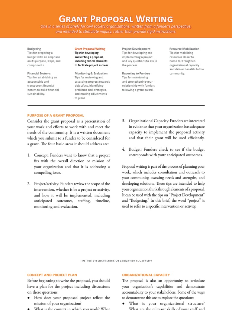 Youth Grant Proposal Writing | PDF | Grant (Money) | Project Management