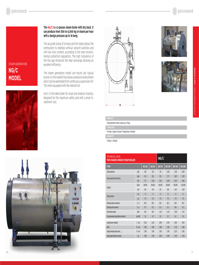 Garioni NG.C - Eng | PDF | Boiler | Gases