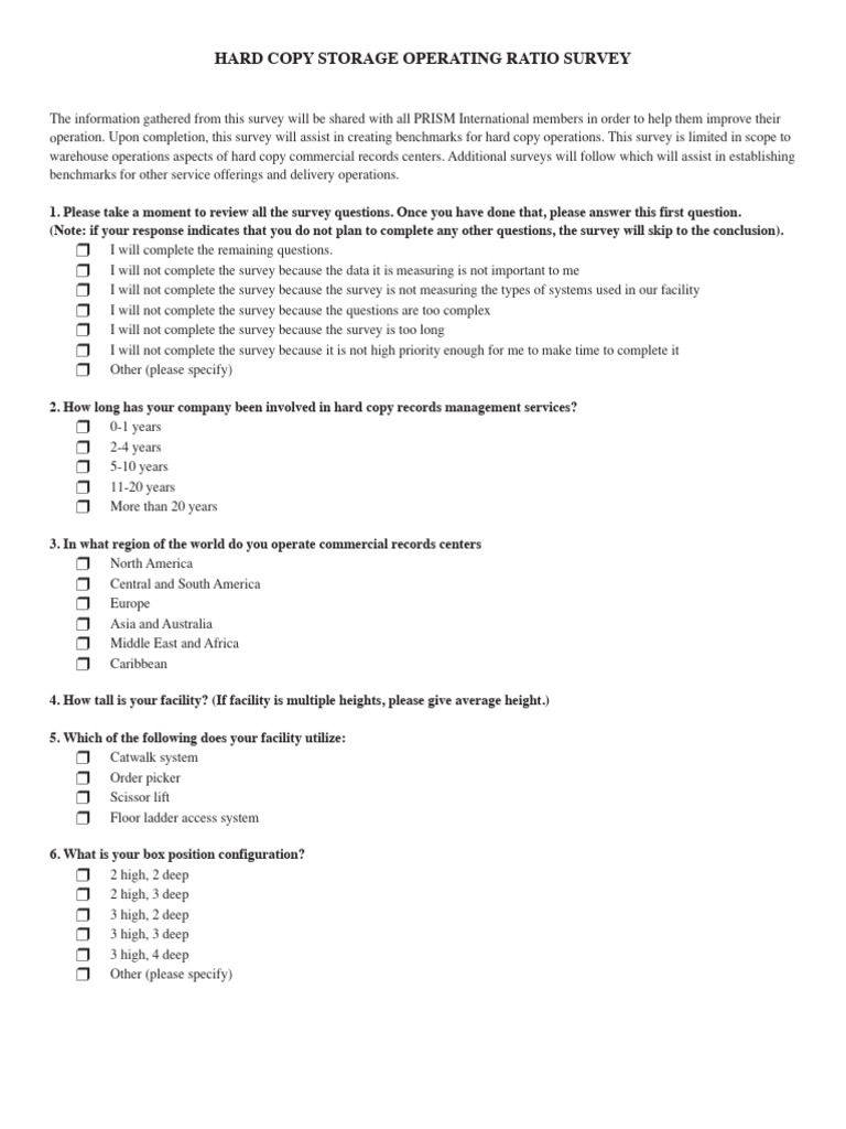 Survey Monkey | PDF | Full Time Equivalent | Warehouse