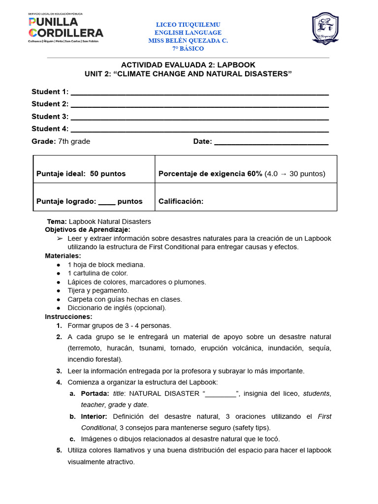 7° Actividad Evaluada 2 | PDF | Crecimiento personal y profesional | Hogar, jardinería y bricolaje