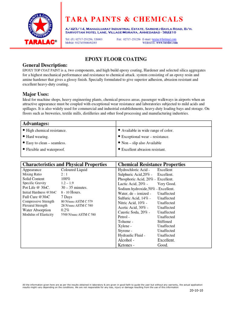2304 TDS Epoxy FC With Solvent | PDF | Epoxy | Paint