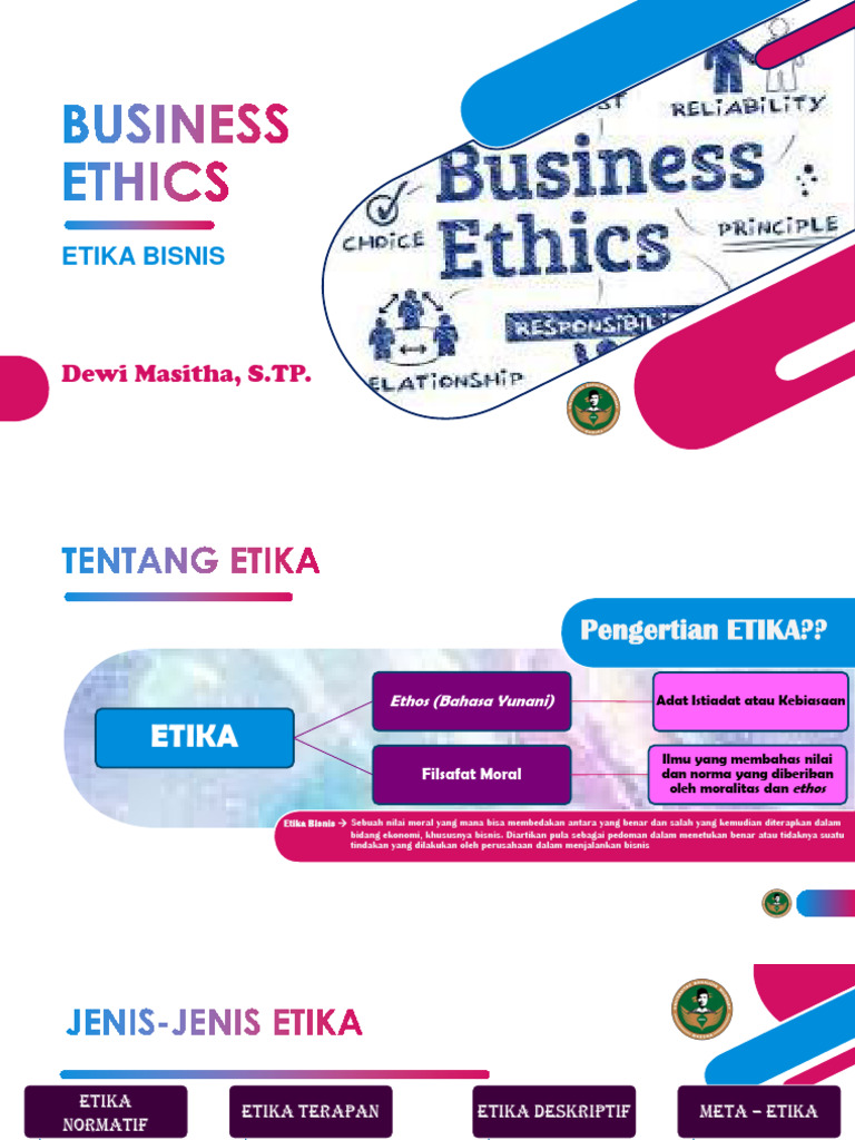 Gambaran Umum Etika | PDF