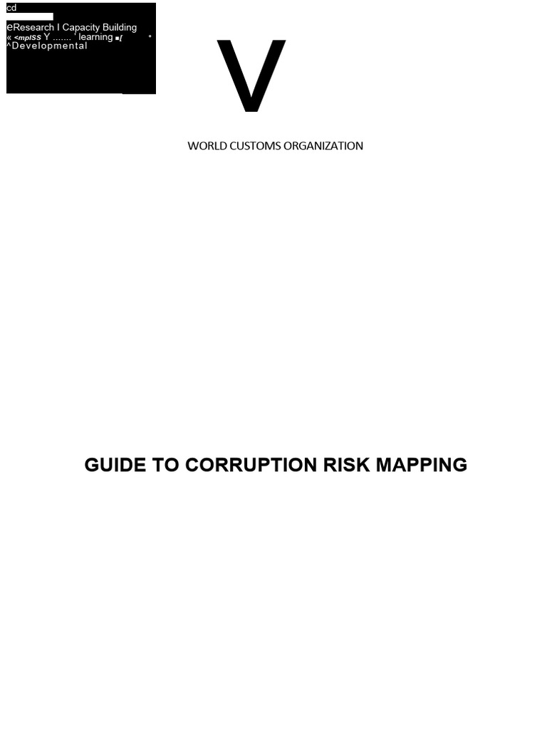 Guide To Corruption Risk Mapping | PDF | Risk | Risk Management