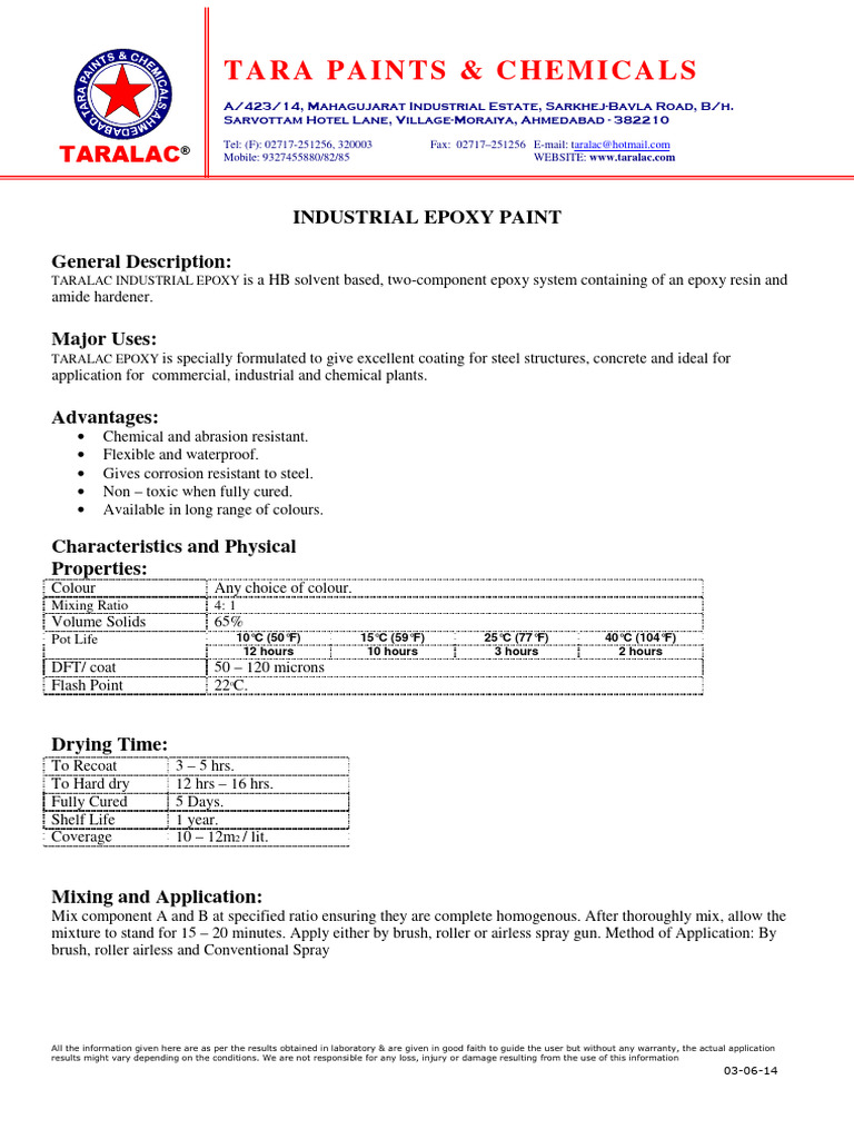 2700 TDS Epoxy Industrial | PDF | Epoxy | Paint