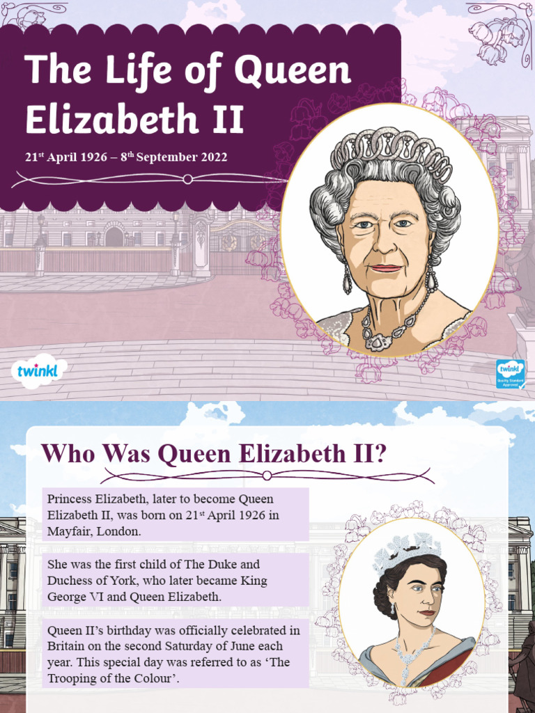 T TP 2679838 Ks2 The Life of Queen Elizabeth II Powerpoint Ver 5 | PDF ...