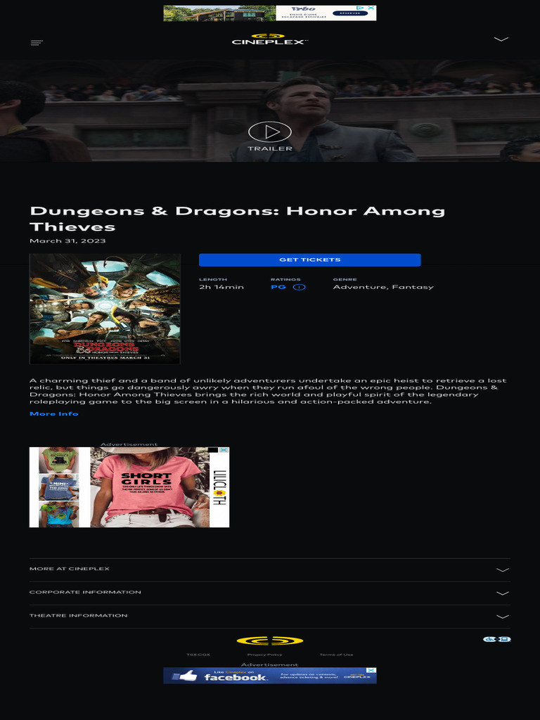 Dungeons & Dragons Honor Among Thieves | PDF