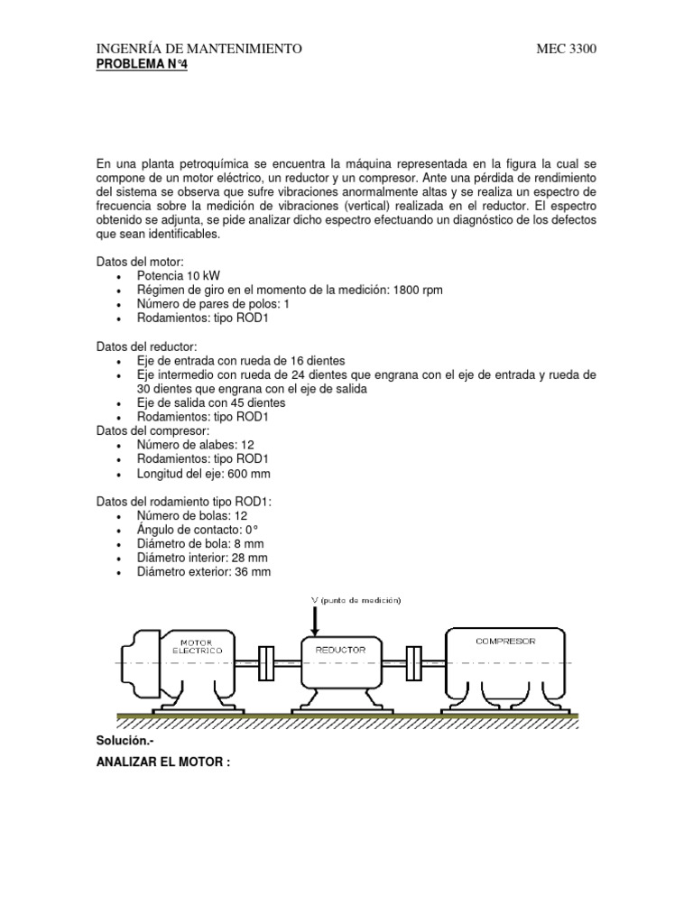Ejemplo Examen An. Vib. | PDF | Frecuencia | Tasas temporales