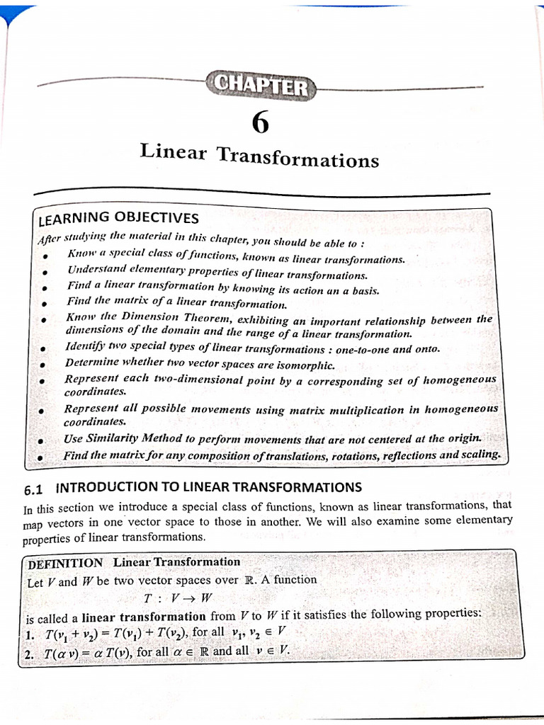 JK Linear Transformation | PDF