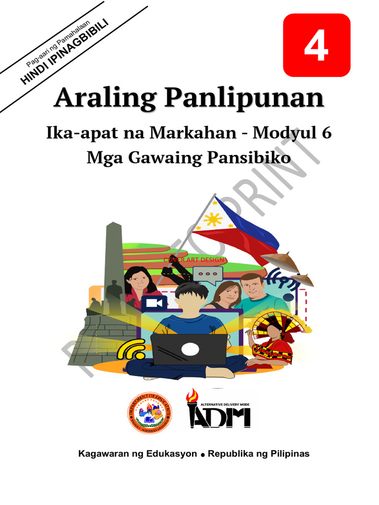 AP4 - Q4 - Module 6 - Mga Gawaing Pansibiko v6 | PDF