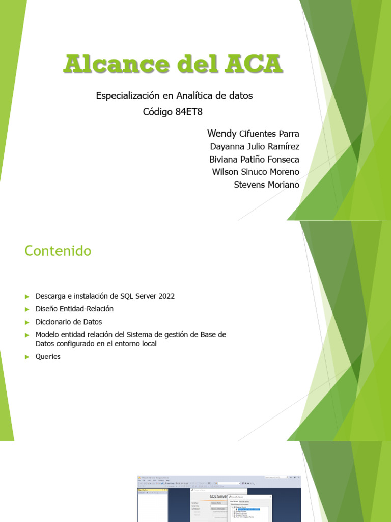 Alcance Del ACA - Enero - 19 | PDF | Apoyo | Bases de datos