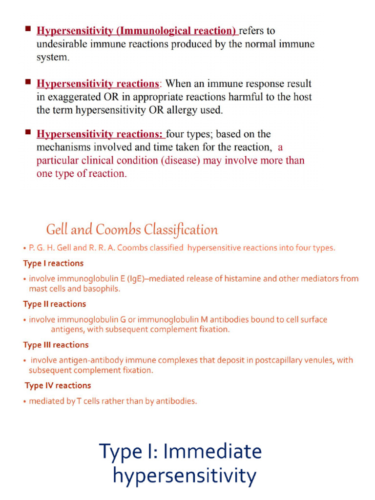 Hypersensitivity | PDF