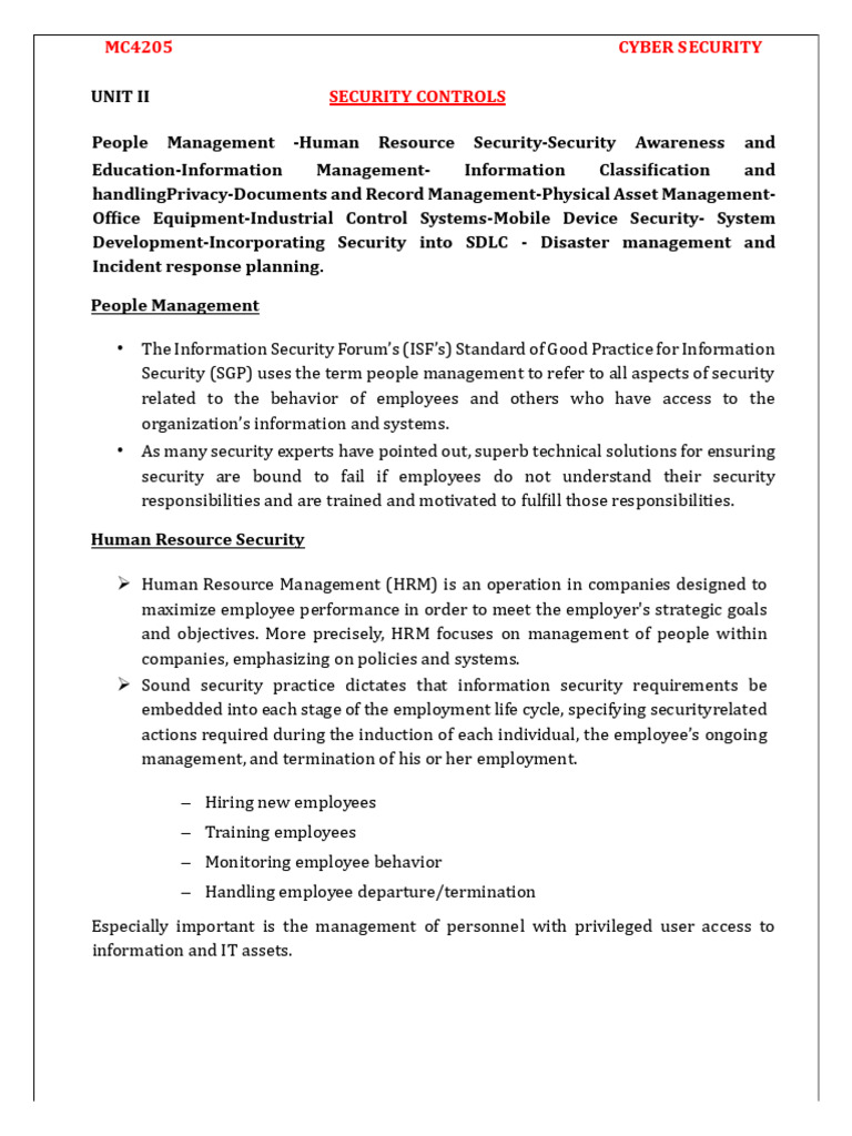 Unit 2 Cyber Security RMVD | PDF | Computer Security | Security