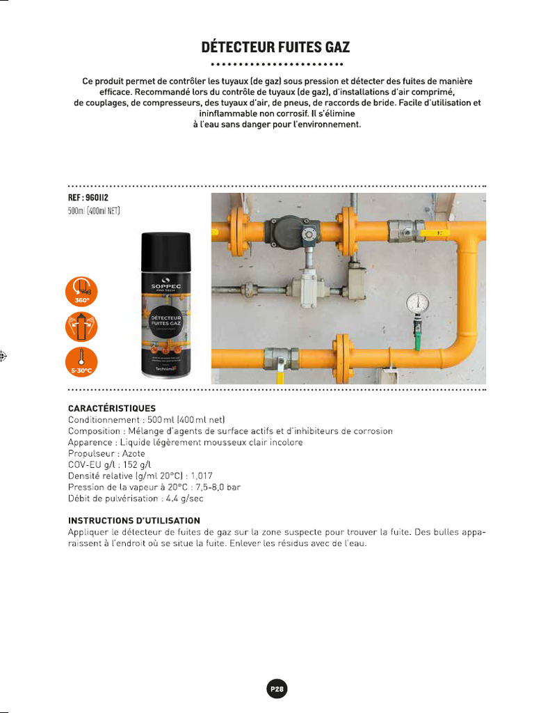 Detecteur Fuite Gaz | PDF