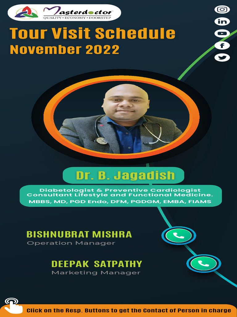 Tour Visit Schedule - Nov - 2022 | PDF | Educational Stages ...