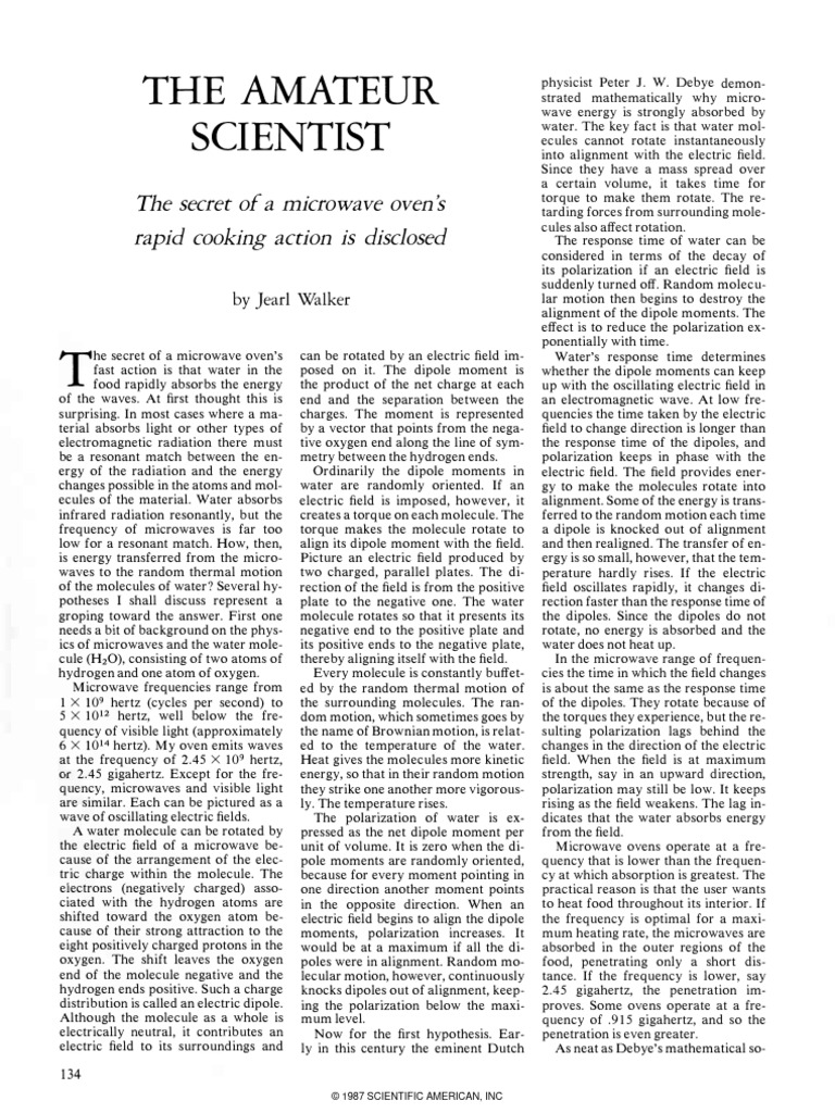 Walker 1987 Pdf Dipole Molecules