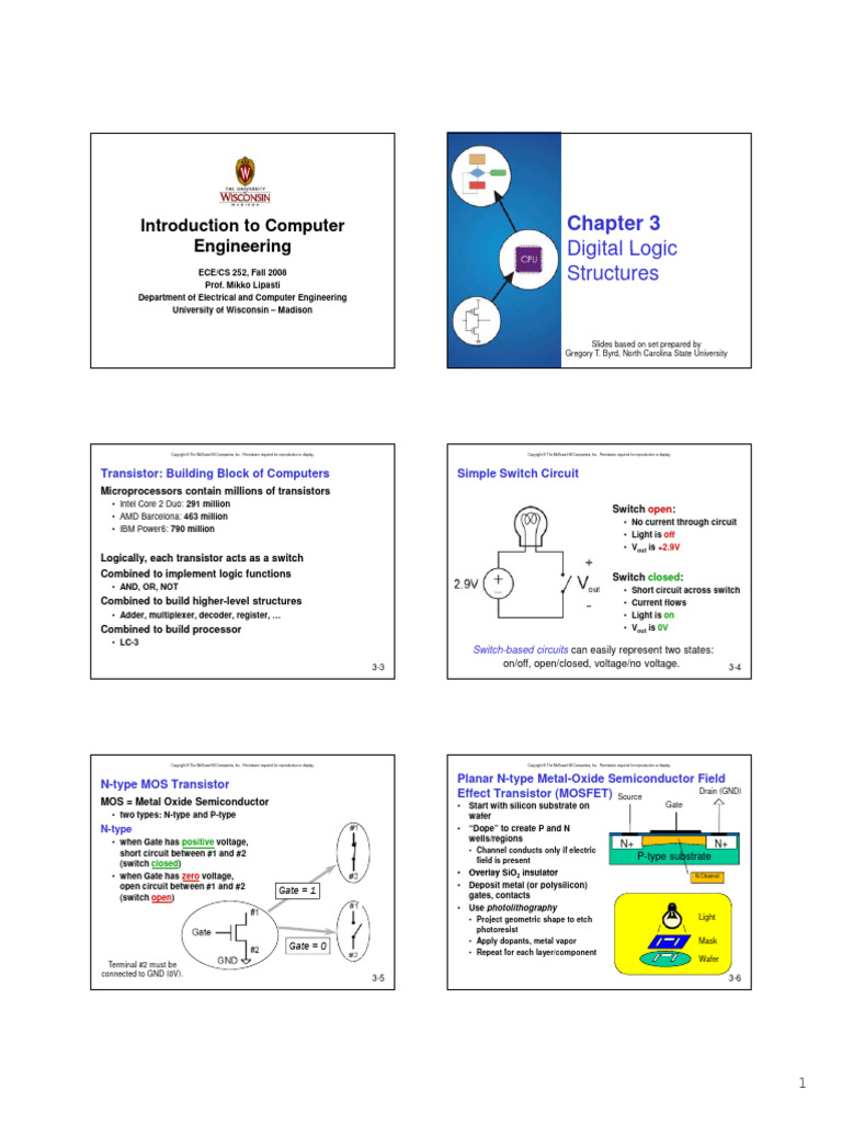 Digital Logic | PDF | Mosfet | Field Effect Transistor
