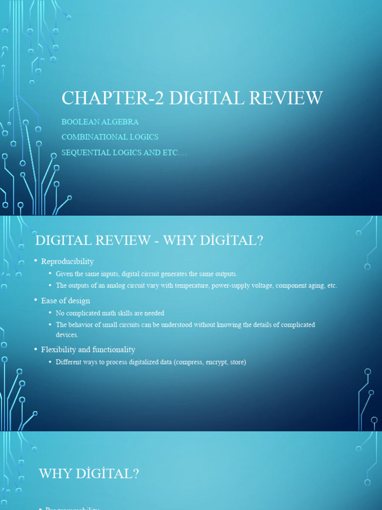 Chapter 2DReview | PDF | Digital Electronics | Logic Gate