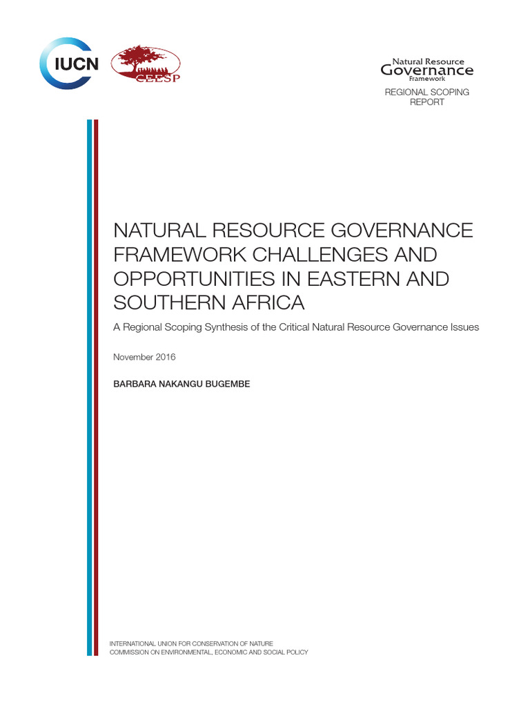 Natural Resource Governance Framework Challenges and Opportunities in ...