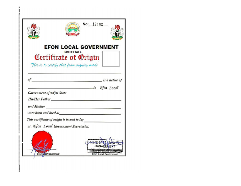 Origin Efon Alaye | PDF