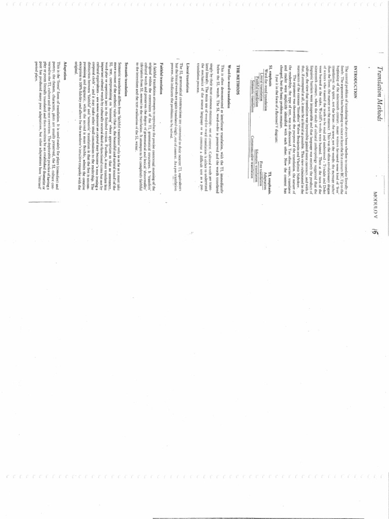 Translation Methods | PDF