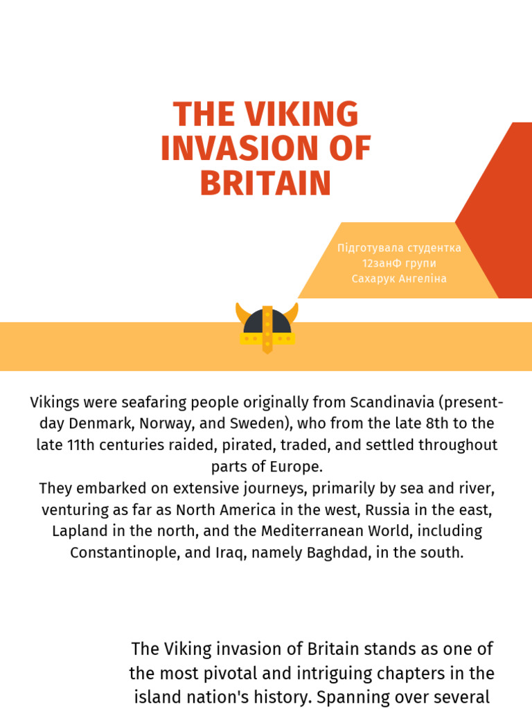 The Viking Invasion of Britain | Download Free PDF | Vikings | Danelaw