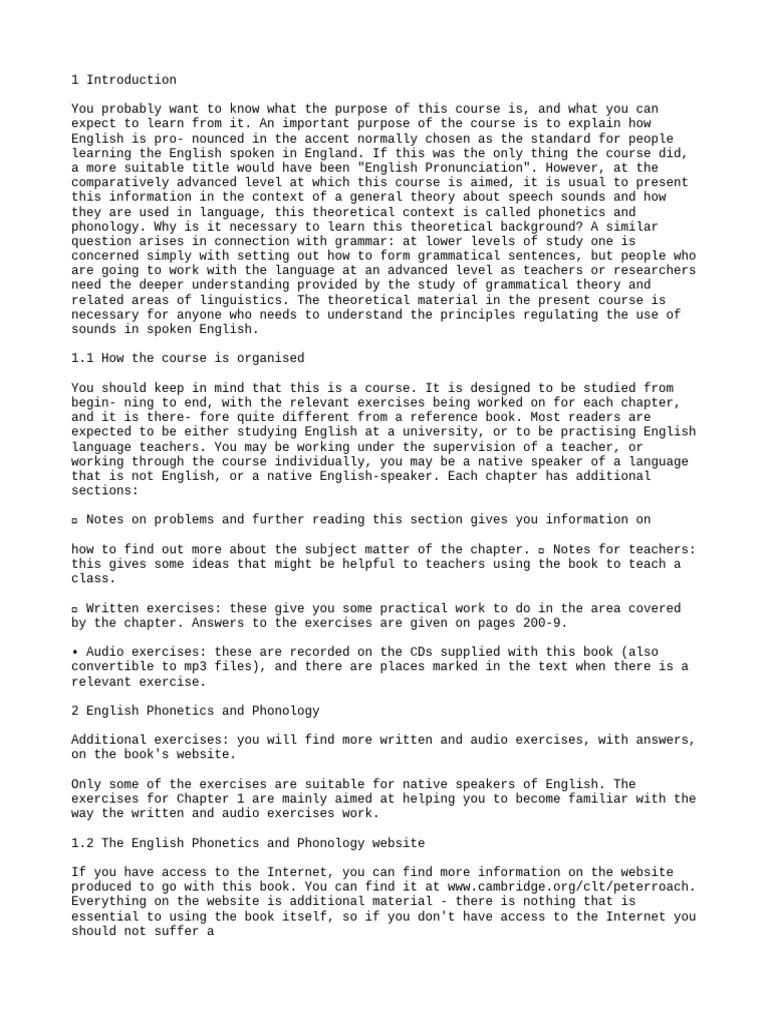 Peter Roach Introduction | PDF | Phoneme | English Language