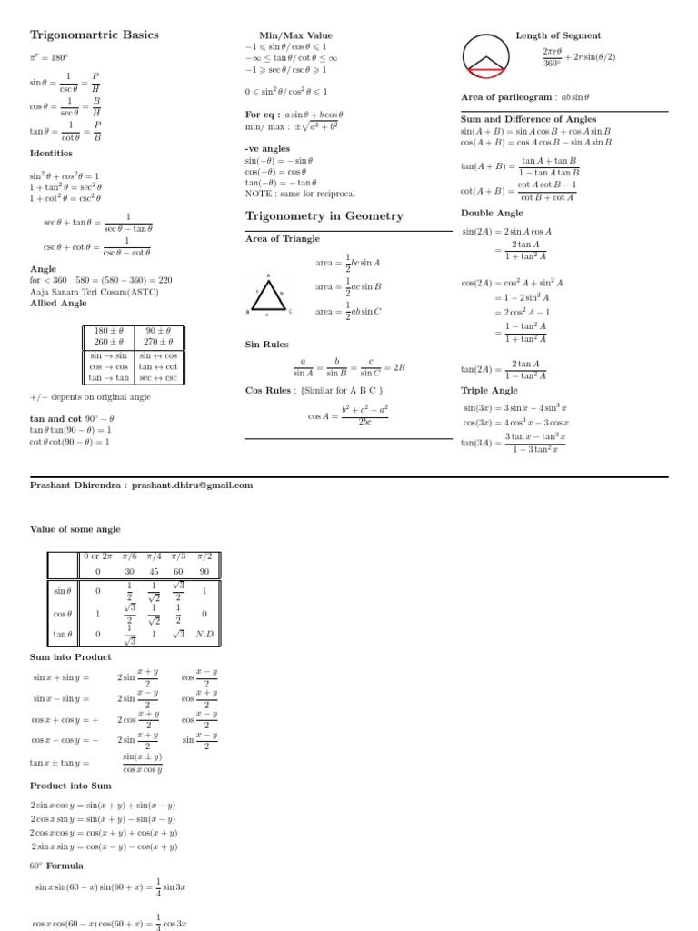Trigono | PDF | Trigonometry | Euclidean Geometry