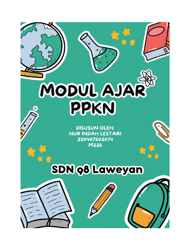 Uas PKN Modul Ajar Indah | PDF | Karier & Perkembangan | Sains & Matematika