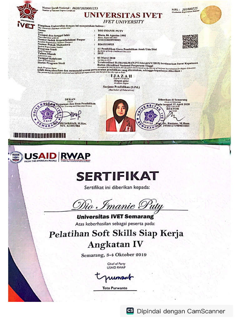 Ijazah Dio | PDF