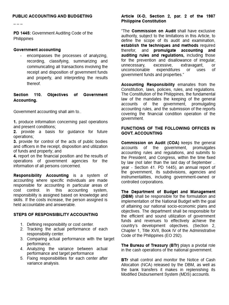 Government Accounting and Budgeting Guide | PDF | Budget | Economies