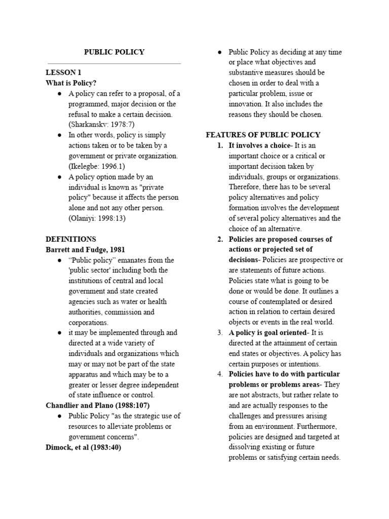 Public Policy Reviewer | Download Free PDF | Bill (Law) | United States ...